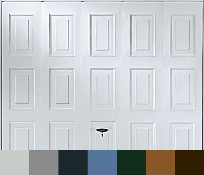 Novoferm Sektionaltor ISO 20 Groß-Sicke woodgrain Super-Color